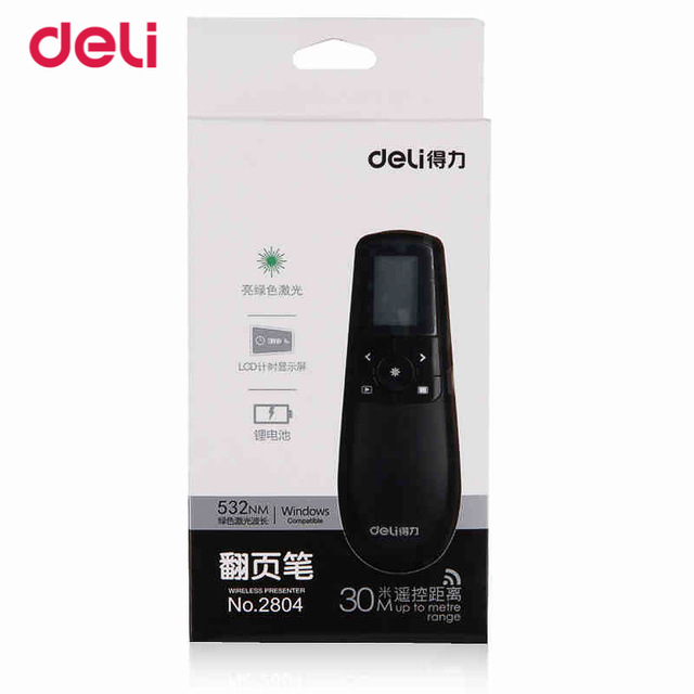 Buy Deli Laser Green High Power Laser Pointer Cute Pen Lasers With ...