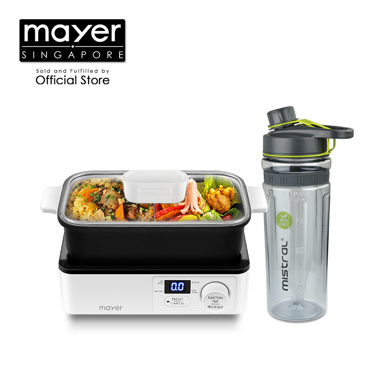 Buy [Mayer Official Store] Mayer Personal 1.2L Set Meal Cooker with Non ...