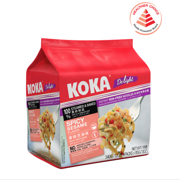 Buy KOKA Delight Spicy Sesame Packet Noodles (12 x 4 Packs) on ezbuy SG