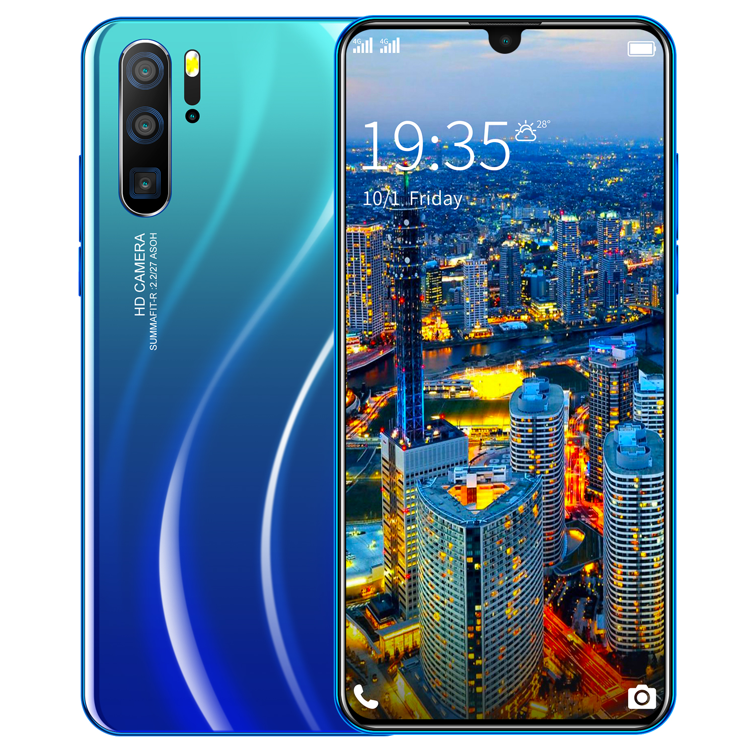 Buy P36 Smartphone 6GB RAM 128GB ROM Handphone 4800mAh Layar Besar Dual ...