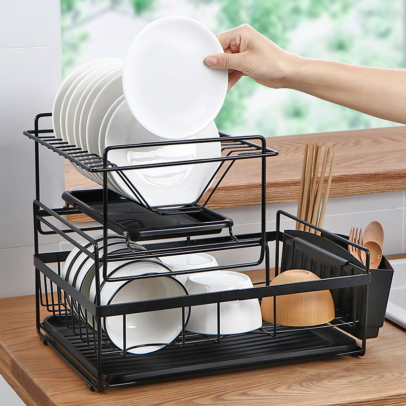 Buy Draining bowl rack kitchen dish rack leaching rack household bowl ...
