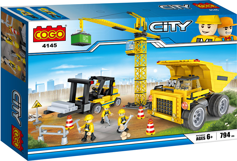 Buy Cogo City Project Dump truck set fire control General Assembly ...