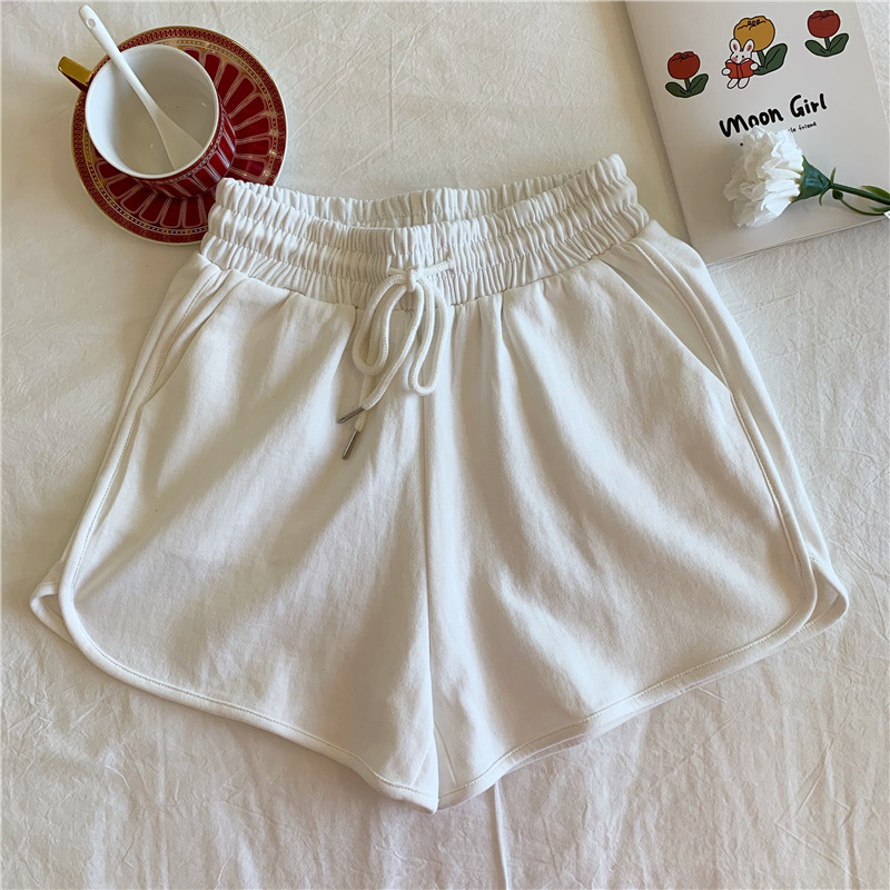 Buy Ready Stock Summer Women Shorts High Waist Wide Leg Loose Sports
