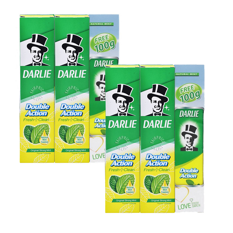Buy [BUNDLE OF 2] Darlie Toothpaste Double Action 250g + 100g FRESH ...