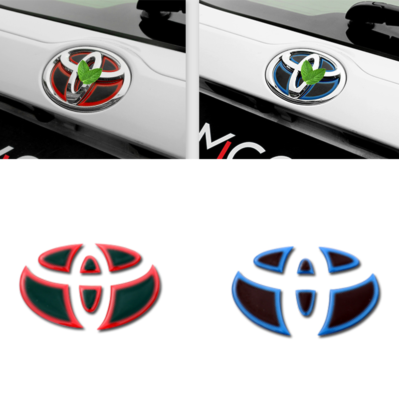 Buy Steering Wheel Front Rear Emblem Badge Logo Sticker Decal Universal ...