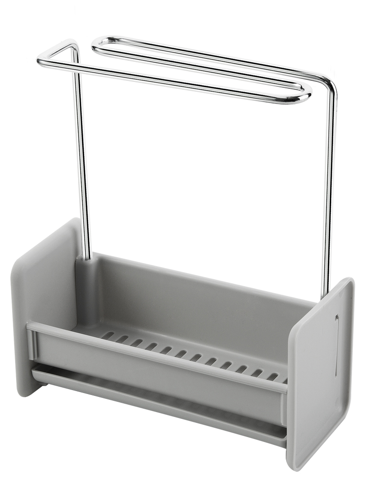Buy Kitchen Sponge storage rack iron sink mounting rack brush bowl RAG ...