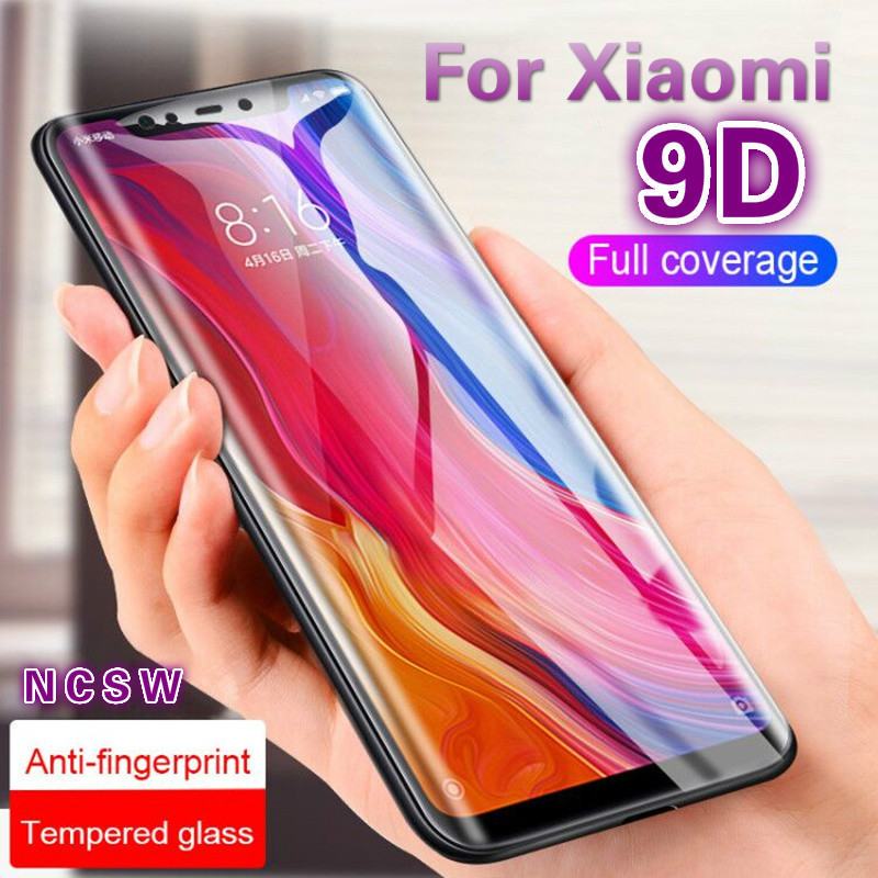 Buy 9D Tempered Glass Full Cover For Xiaomi CC9 CC9E A3 Lite Redmi K20 ...