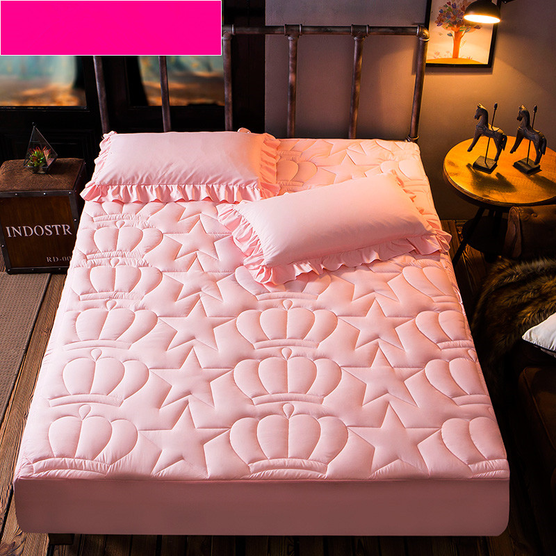 Buy Big flower bed Mikasa piece padded quilted mattress protector sheet ...