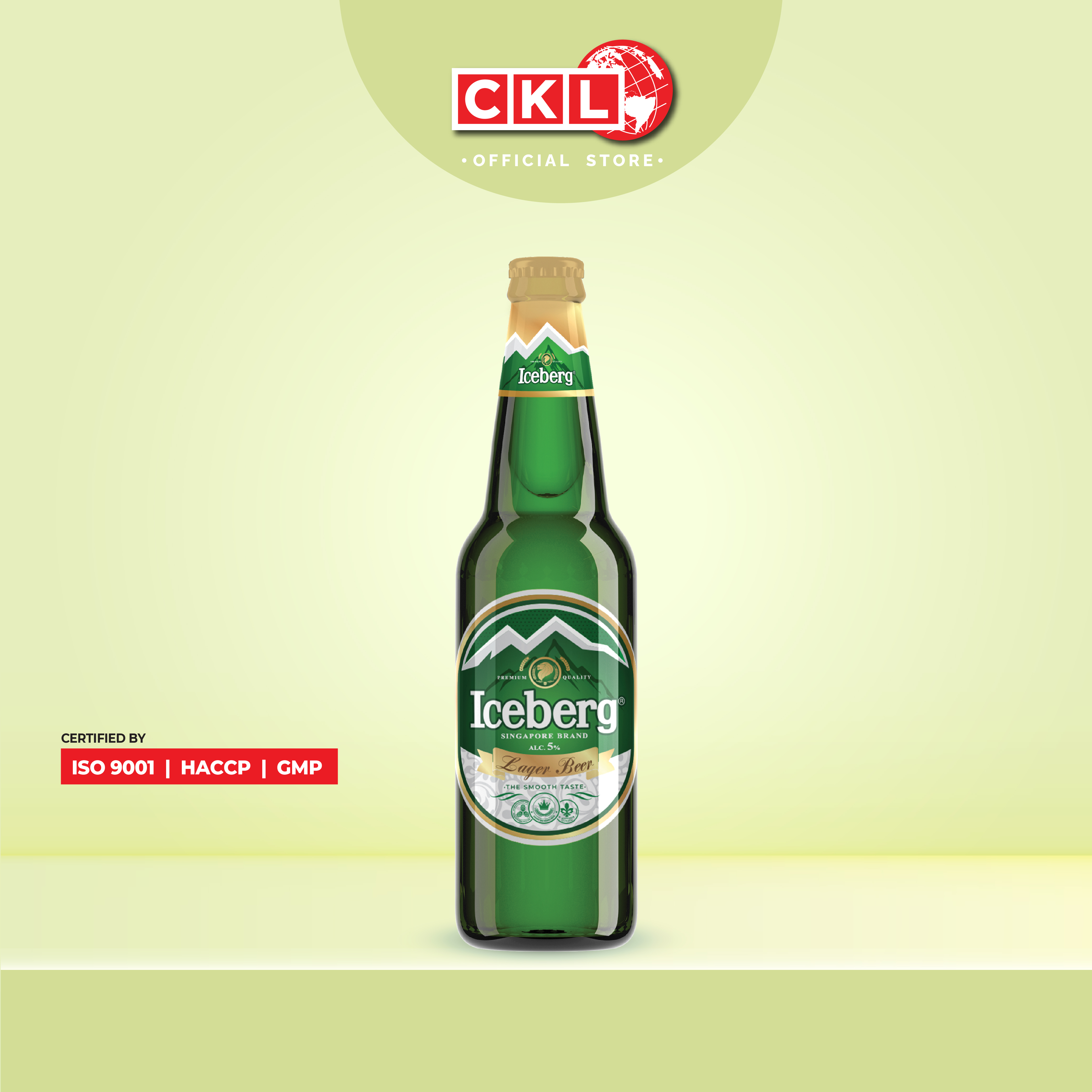 Buy Iceberg Smooth Lager Beer - 24 X 325ml Pint Bottles (BBD: Sep 2022 ...