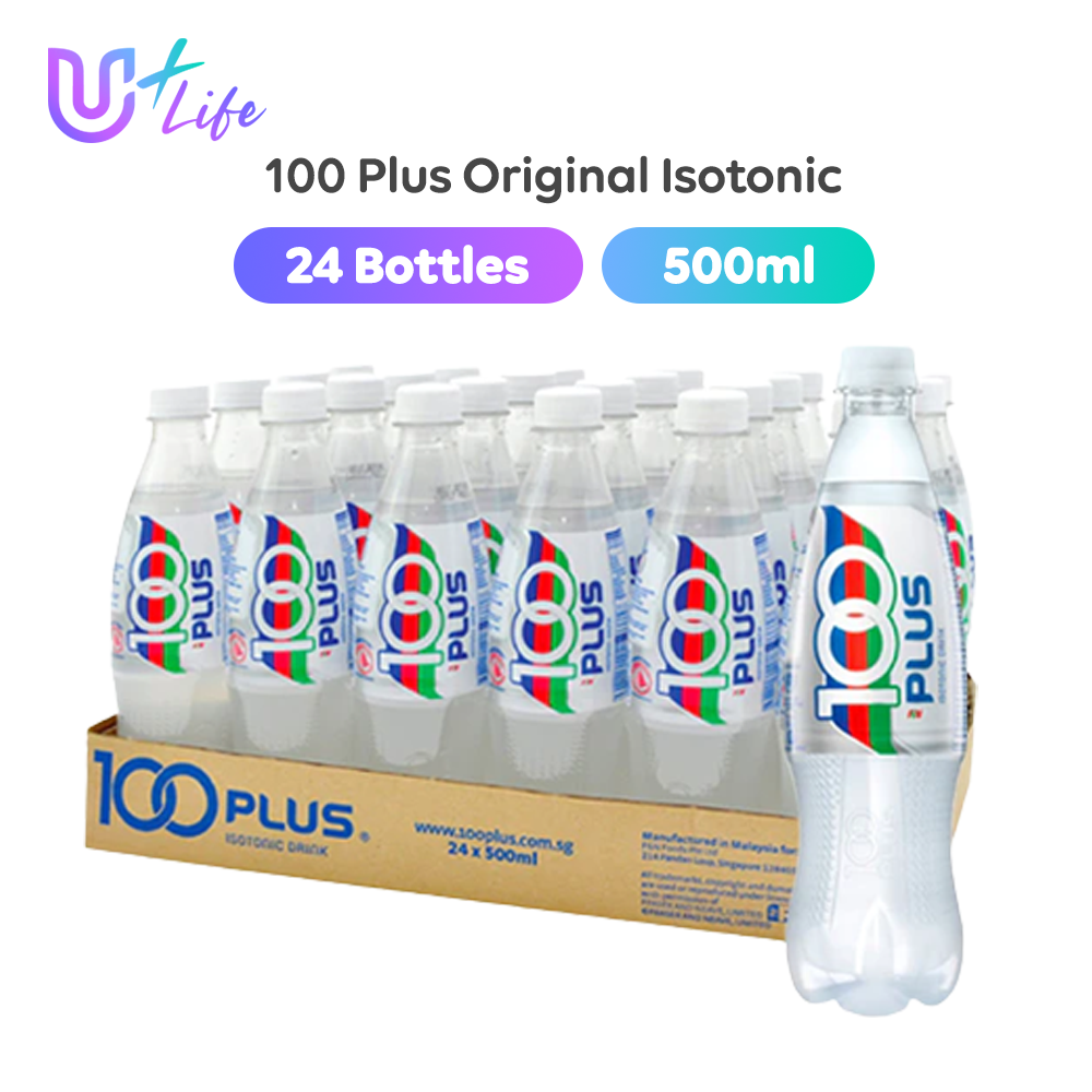 Buy 【Local Ready Stock!!!】100 Plus Original Isotonic Drink 24 Bottles (500ml) [Min. 6 Months ...