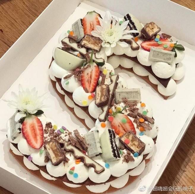 Buy Digital cake mold Large super Large free combination letter net red ...