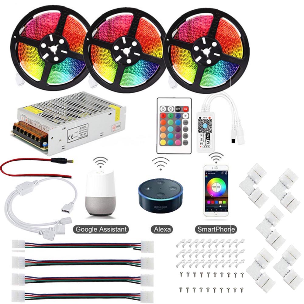 Buy Wifi Led Controller Power WiFi Wireless Smart Phone Controlled ...