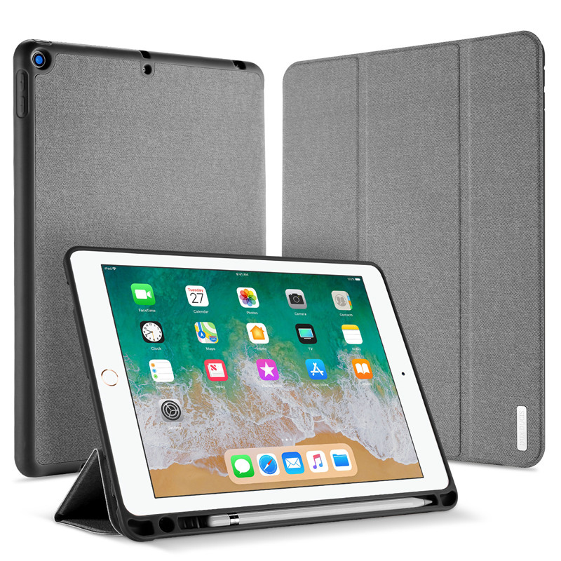 Buy Apple tablet protection case with pen tray ipad 9.7 leather case ...