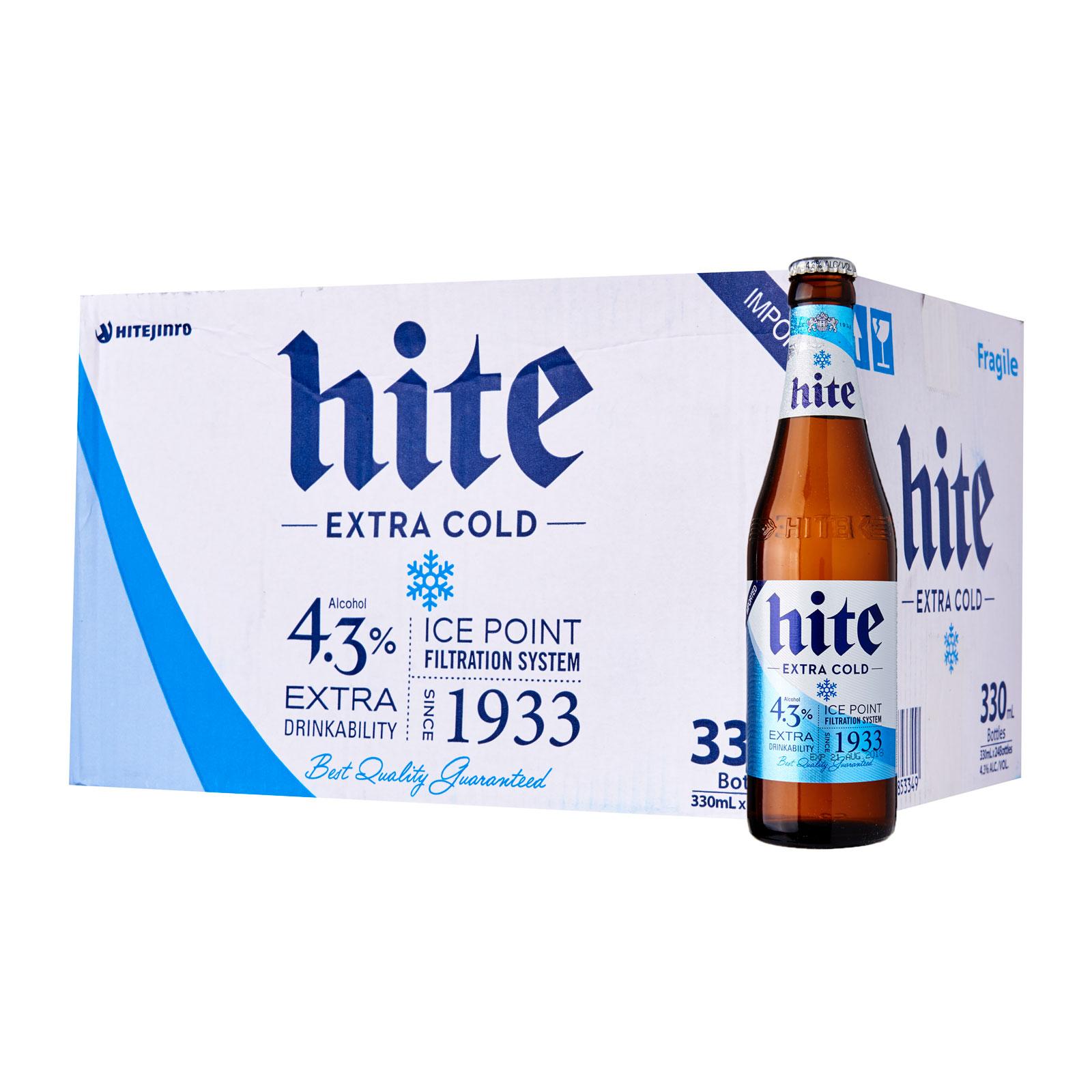 Buy Hite Beer Carton (24 x 330ml Bottle) on ezbuy SG