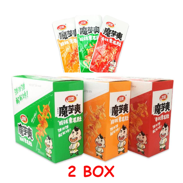 Buy (Bundle of 2) Weilong Konjac Spicy Mala Konjac Jelly Snack Mo Yu ...