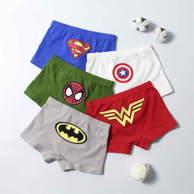 Buy Children underwear Cotton Boy Four Corners boys cartoon shorts ...