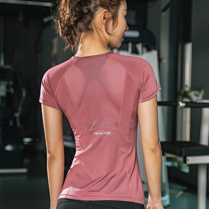 Buy Ga net red gym sports running suit set new yoga suit women's spring ...