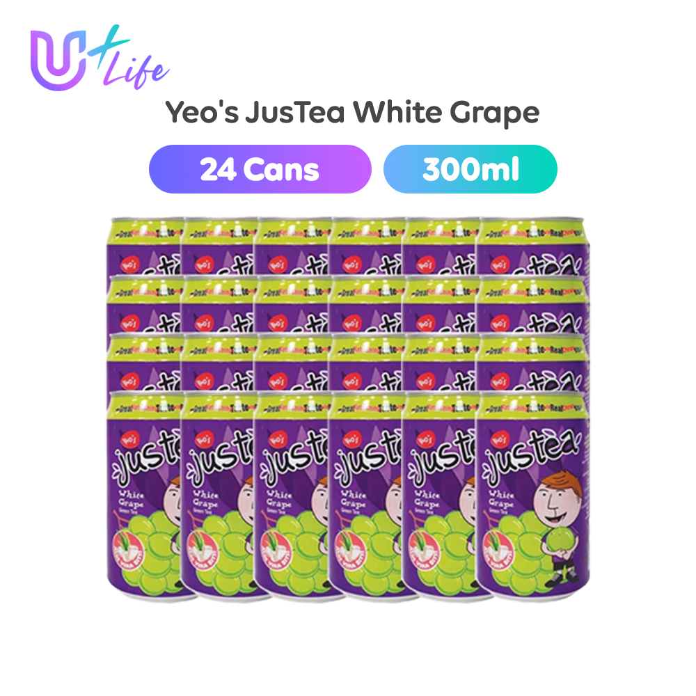 Buy 【Local Ready Stock!!!】Yeo's JusTea White Grape 24 Cans (300ml) [Min ...