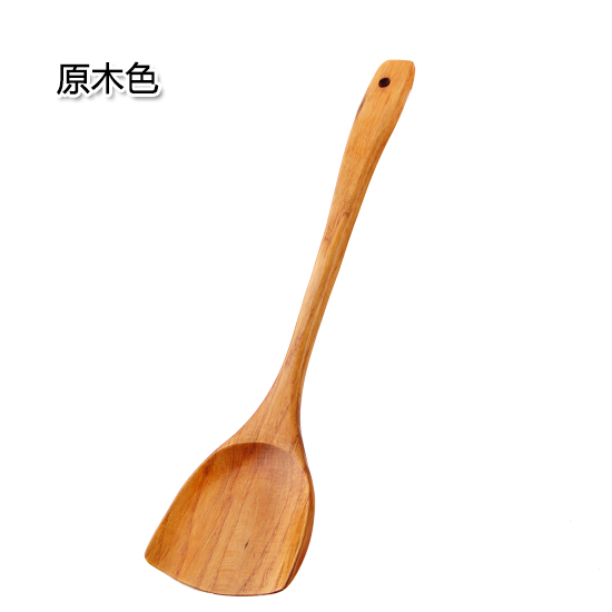 Buy Non-stick Pan wood oblique shovel, cooking special rice shovel ...