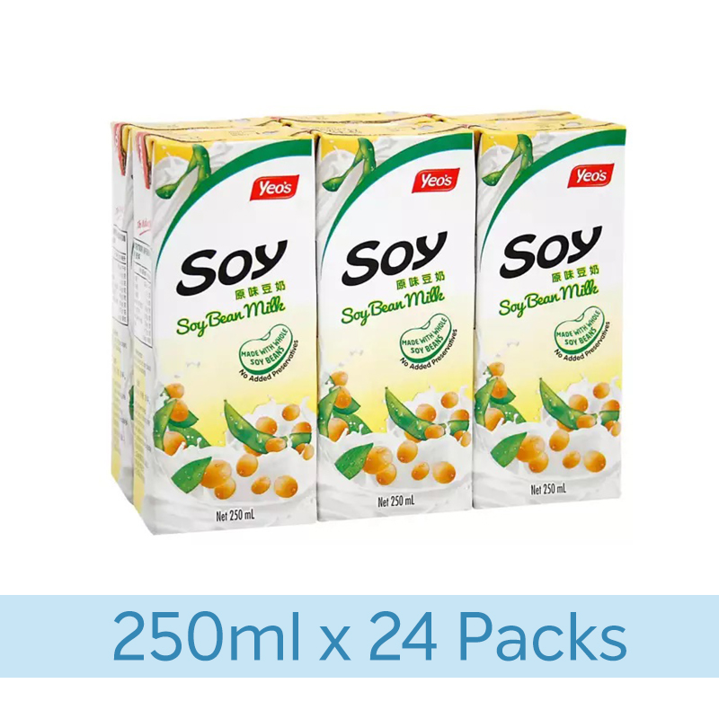 Buy [Carton sale] Yeo's Soya Bean 24 Packets 250ml on ezbuy SG