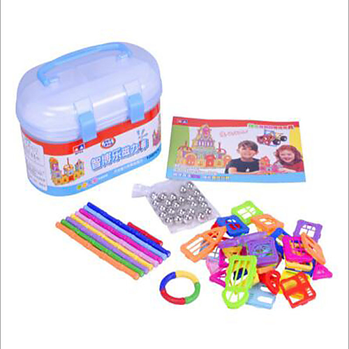 Buy 1 pcs Magnet Toy Magnetic Blocks Magnetic Tiles Magnet Toy Plastic ...