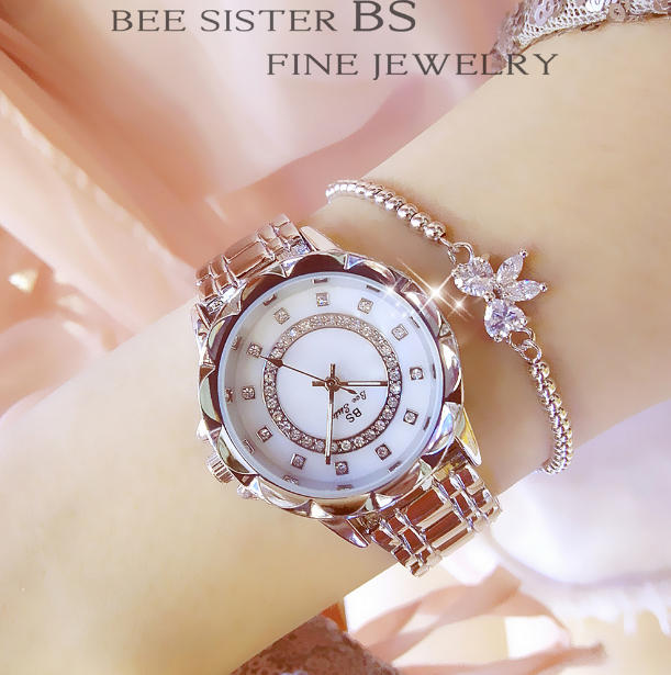 Buy BS new Hot watches high-grade list custom full drilling women's ...