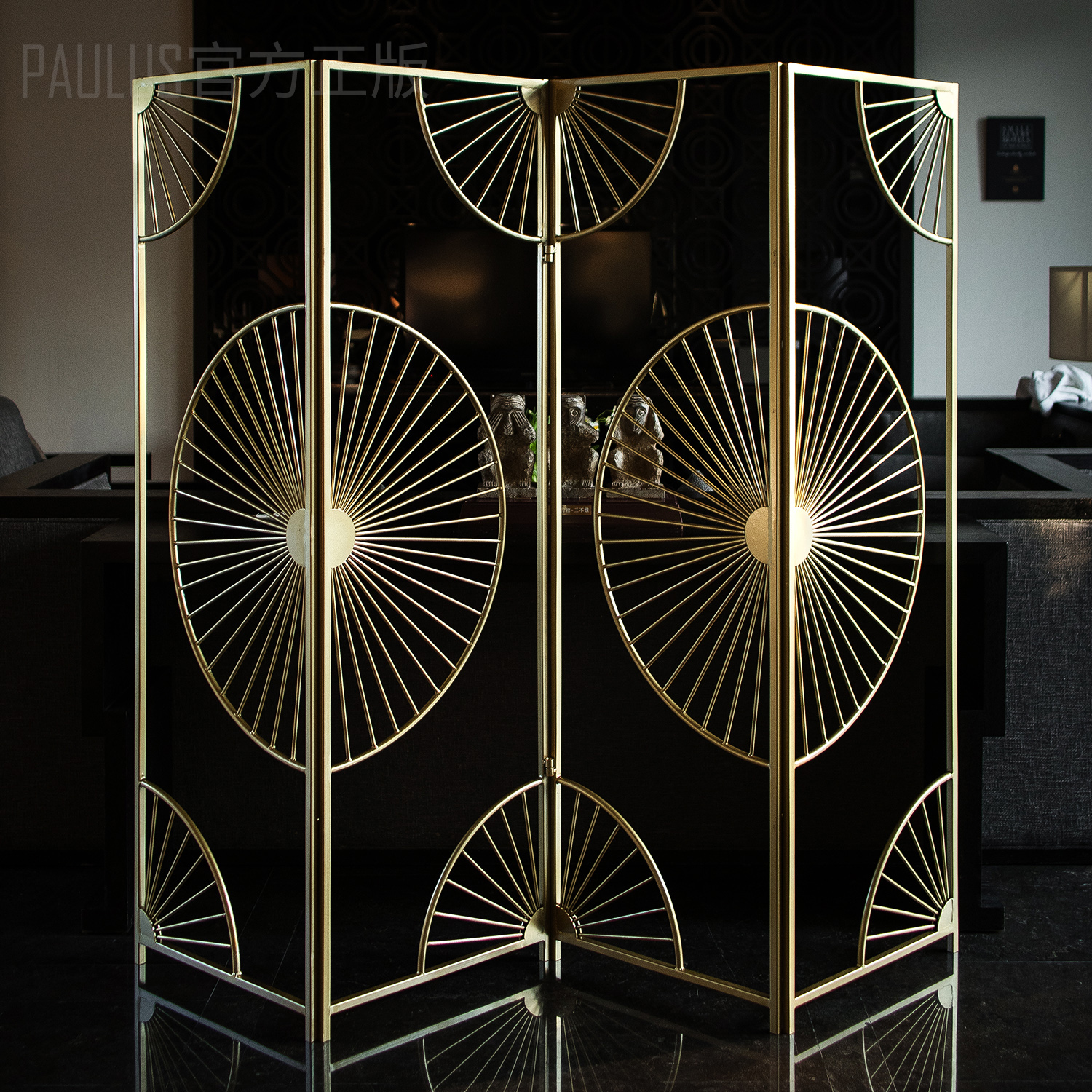 Buy Light luxury modern Chinese neoclassical floor folding removable ...