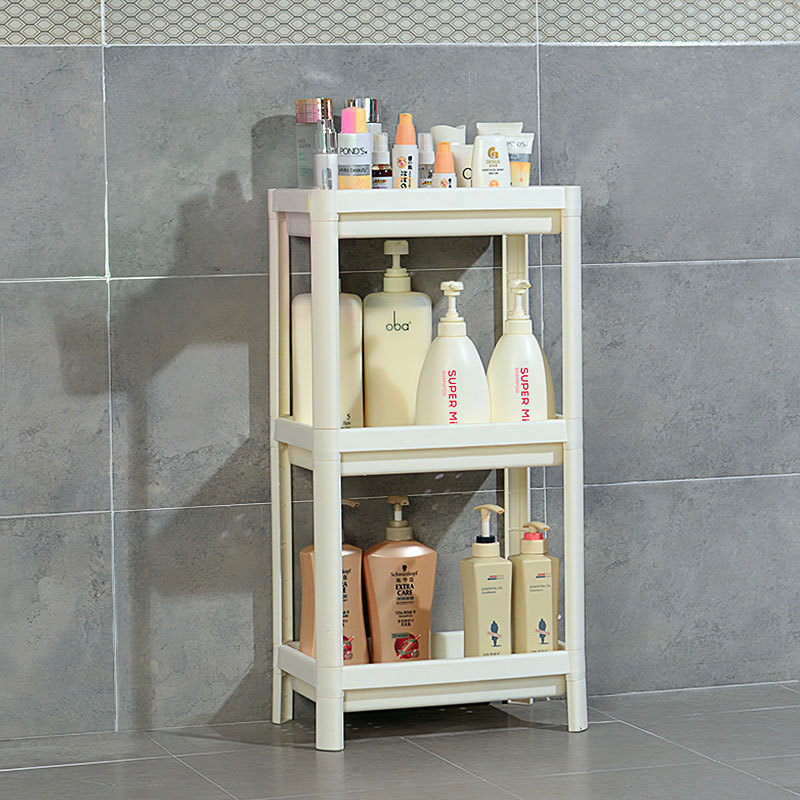 Buy Toilet locker floor toilet bathroom storage rack plastic multi ...