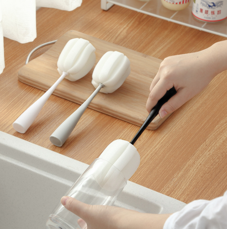 Buy Dreamerhouse Vertical long-handle cup brush mug Sponge wash cup ...