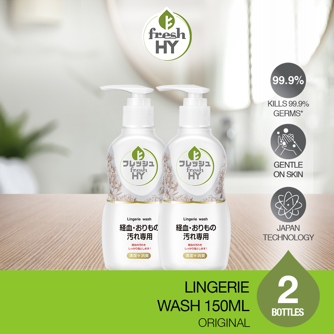 Buy Fresh HY Lingerie Wash Detergent 150ml x 2 Bottles on ezbuy SG