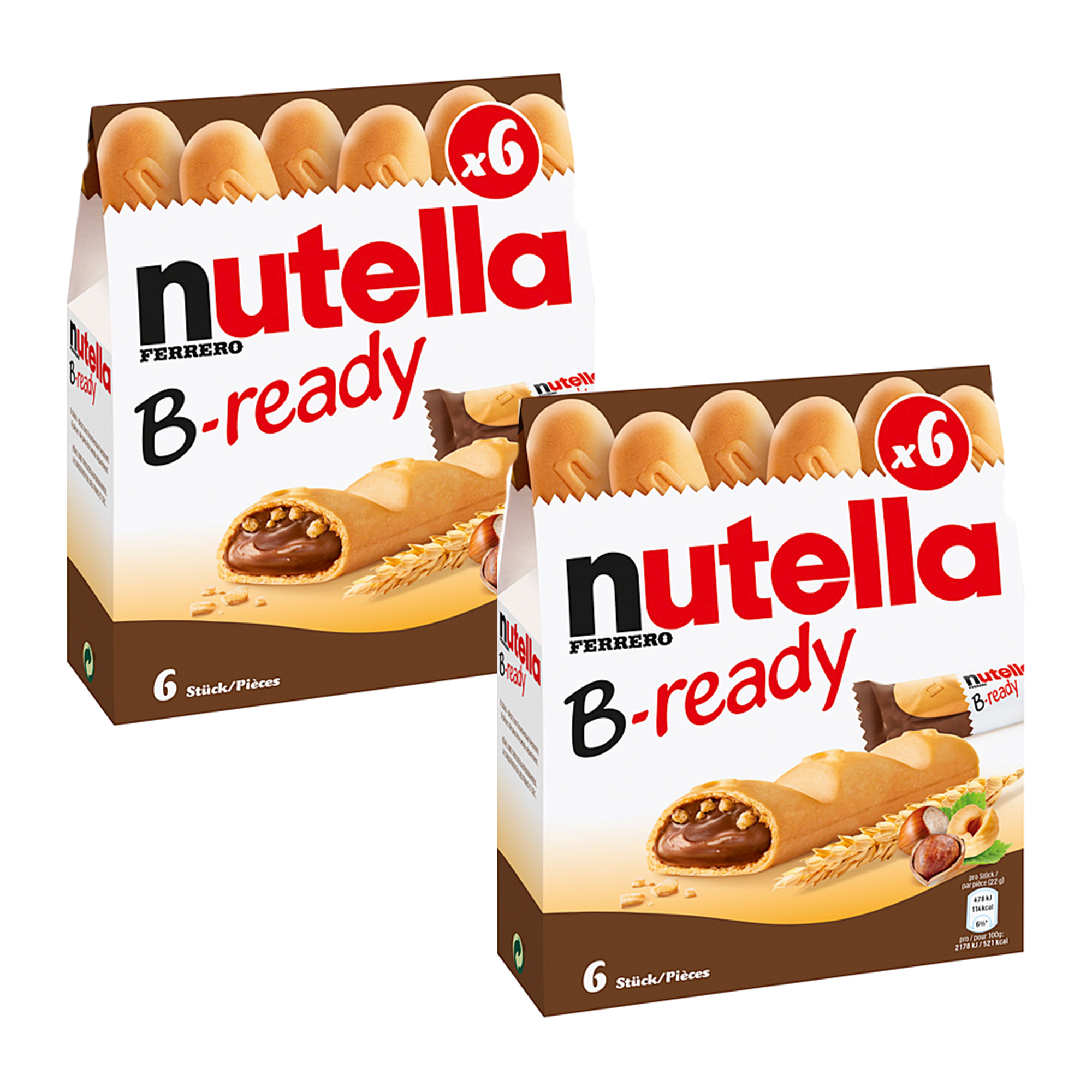 Buy Nutella Bready Wafer Stick T6 132g (Product of Italy) / EXPIRY: FEB ...