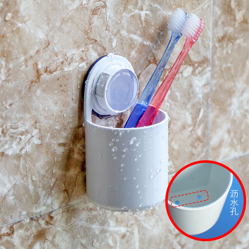 Buy Dehub Powerful suction cup toothbrush holder suction wall ...