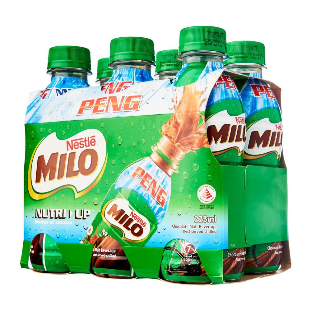 Buy [Bundle of 6] Milo Chocolate Malt Bottle Drink - Peng (Nutri Up ...