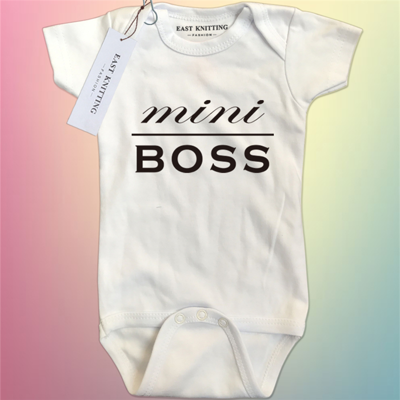 Buy K211 Clothes For Baby MINI BOSS Newborn Kids Clothes Baby Infant ...