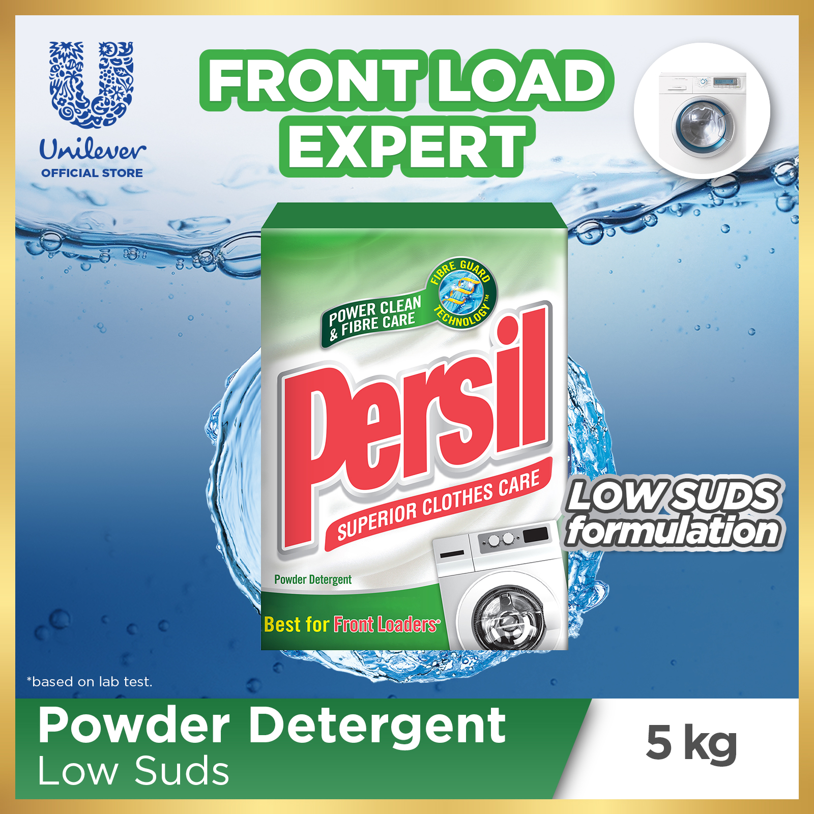 Buy Persil Fibre Intelligent Low Suds Powder Detergent 5kg on ezbuy SG