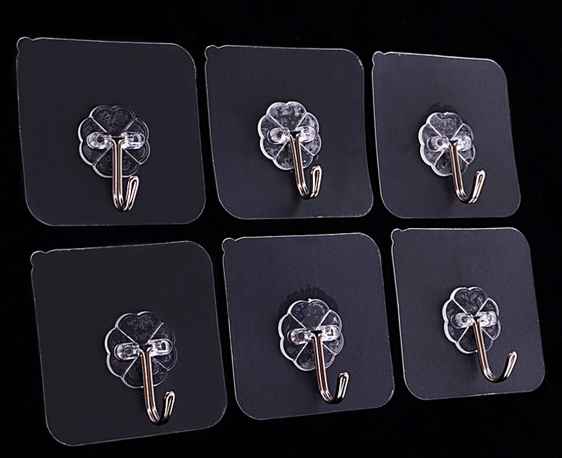 Buy 18 Strong sticky Hooks hook hook no trace kitchen hook wall walls ...