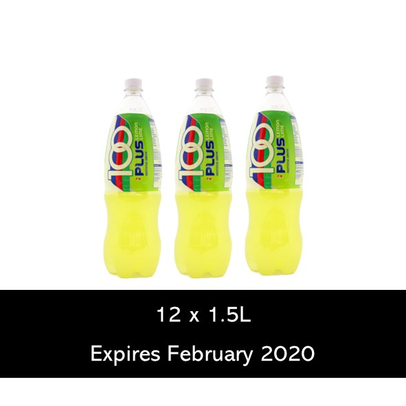Buy 100 Plus Lemon Lime 12 Bottles (1.5L) [EXP FEB 2020] on ezbuy SG