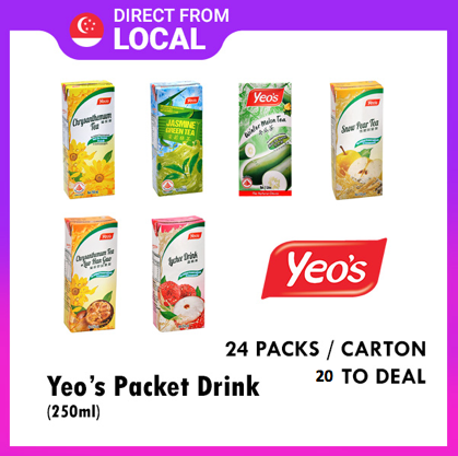 Buy Yeo Packet Drink - 24 Packs/Per Carton (Different Flavours ...