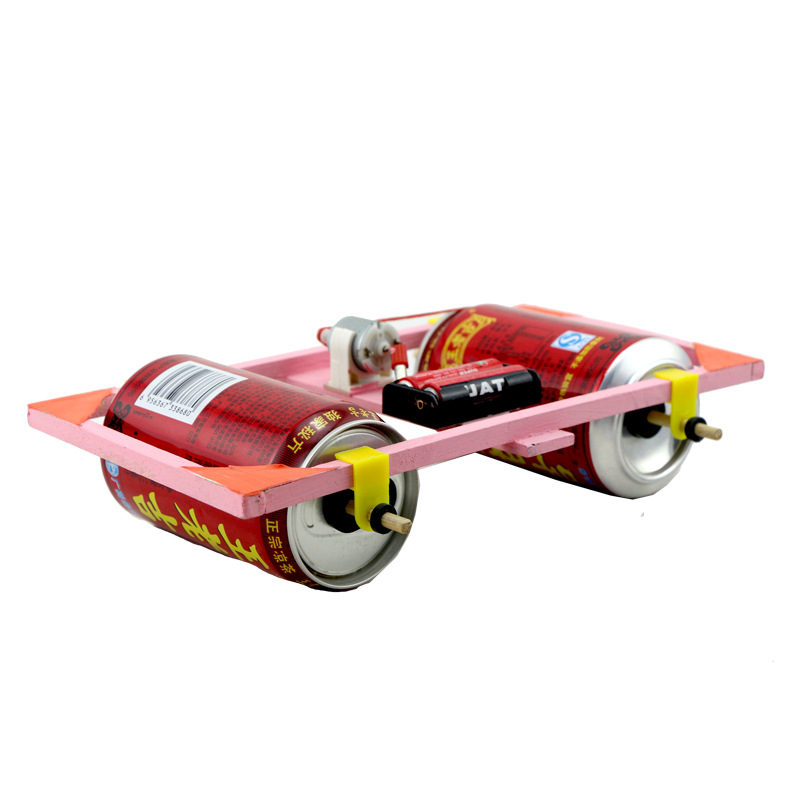 Buy Student technology hand-produced cans roller DIY materials science ...