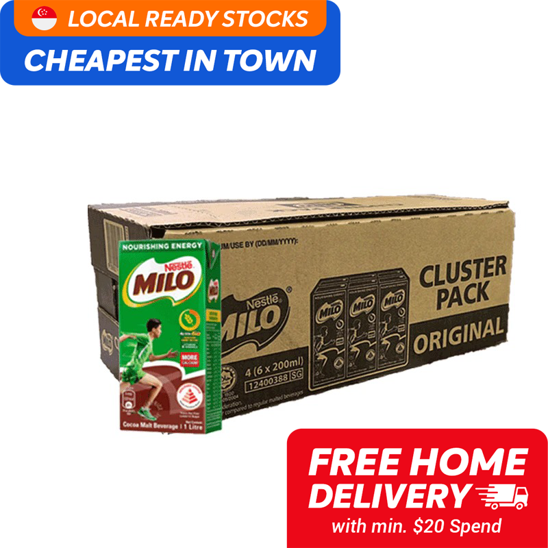 Buy [Welcome Back] Milo UHT Chocolate Malt 24 Packets (200ml) SG [Min ...