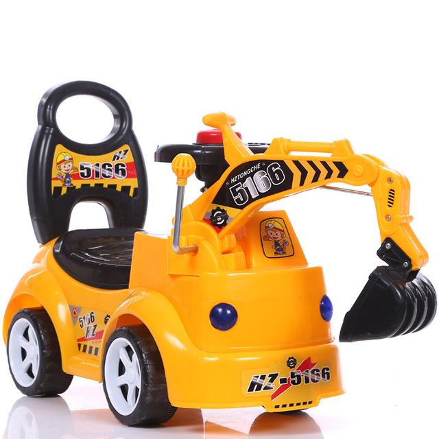 Buy "Babystory" Children's excavator can sit can ride excavator baby ...