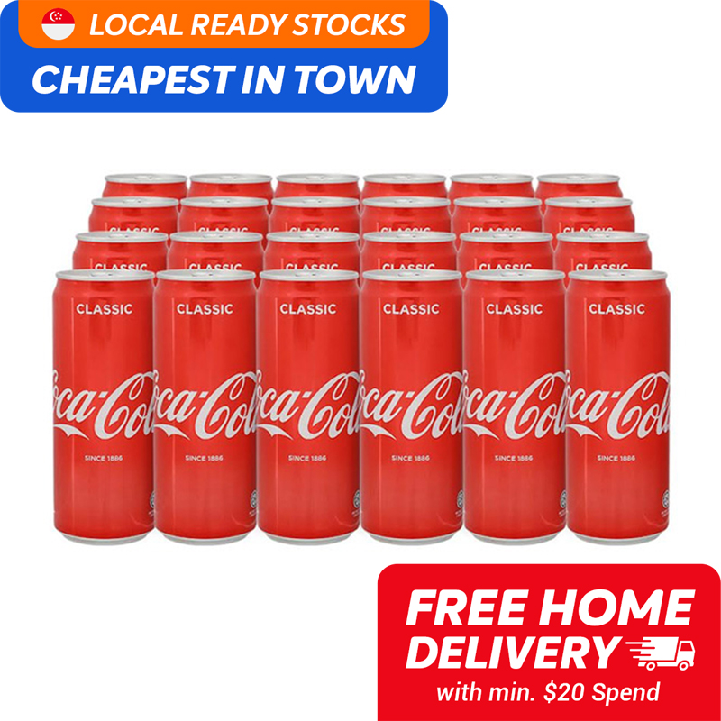 Buy Coca-Cola Coke Classic 24 Cans (320ml) [Min. 6 Months Expiry] on ...