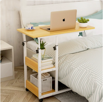Buy Nordic removable bedside table to lift folding bedside computer ...