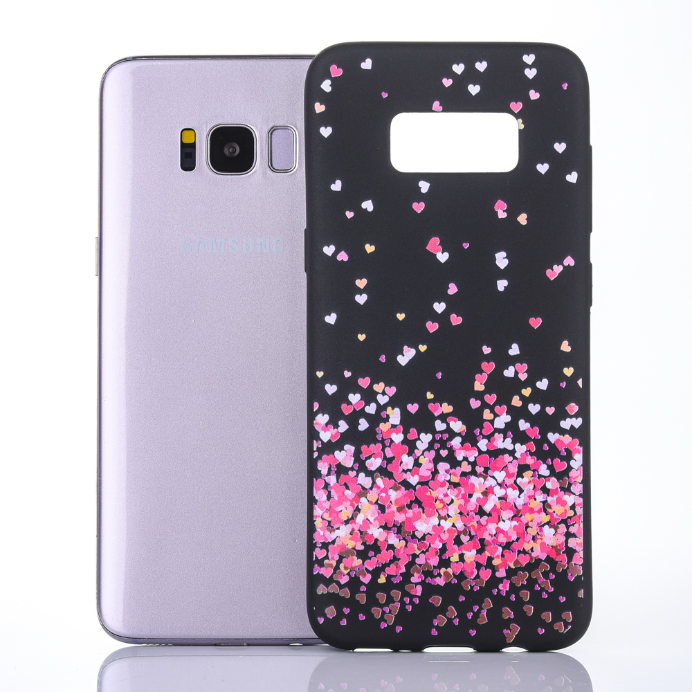 Buy Samsung Galaxy S8 S8 Plus Cartoon Pattern Scrub TPU Soft Case Phone ...