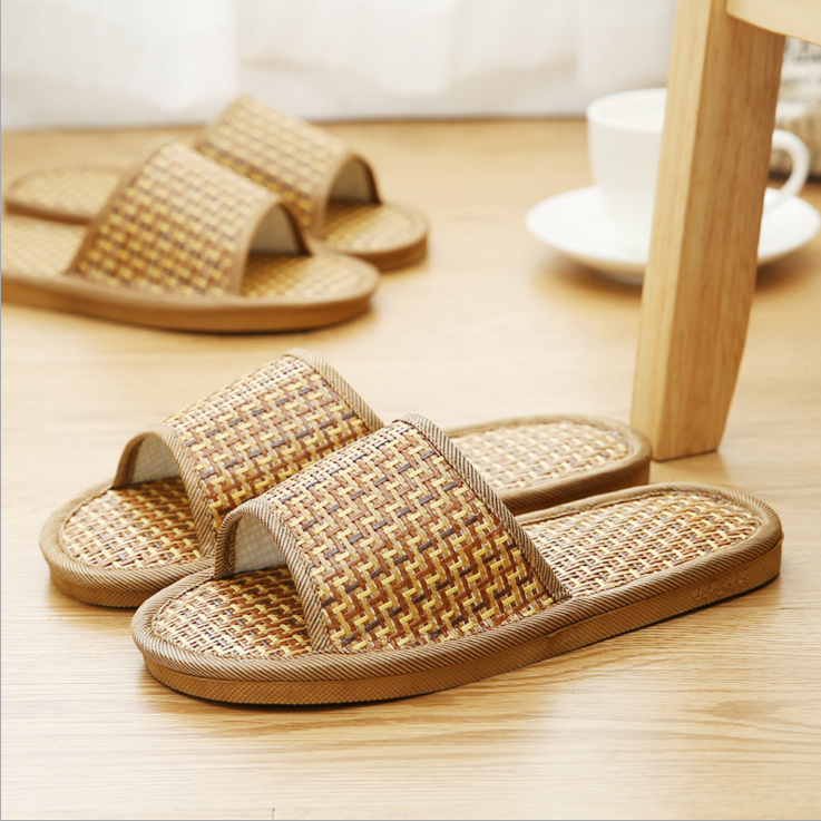 Buy Bamboo slippers slip at home indoor and outdoor slippers Lakes ...