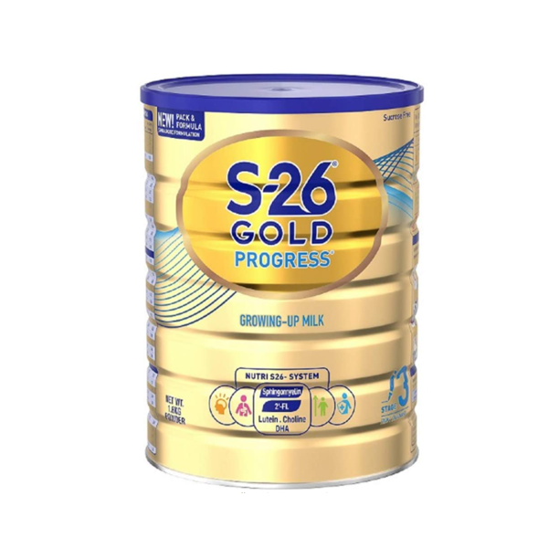 Buy S26 Milk Powder Gold Progress Grow Up Gold Stage 3 (Yr 1-3) 1.6kg ...