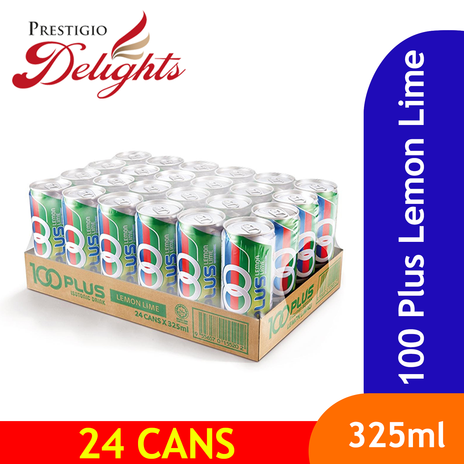 Buy 100 Plus Lemon Lime 24 Cans x 325ml on ezbuy SG