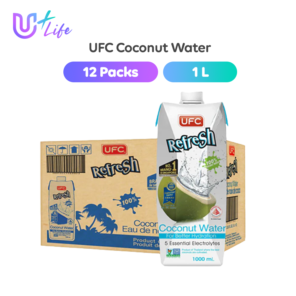 Buy 【Local Ready Stock!!!】UFC Coconut Water 12 Packs (1L) [Min. 6 ...