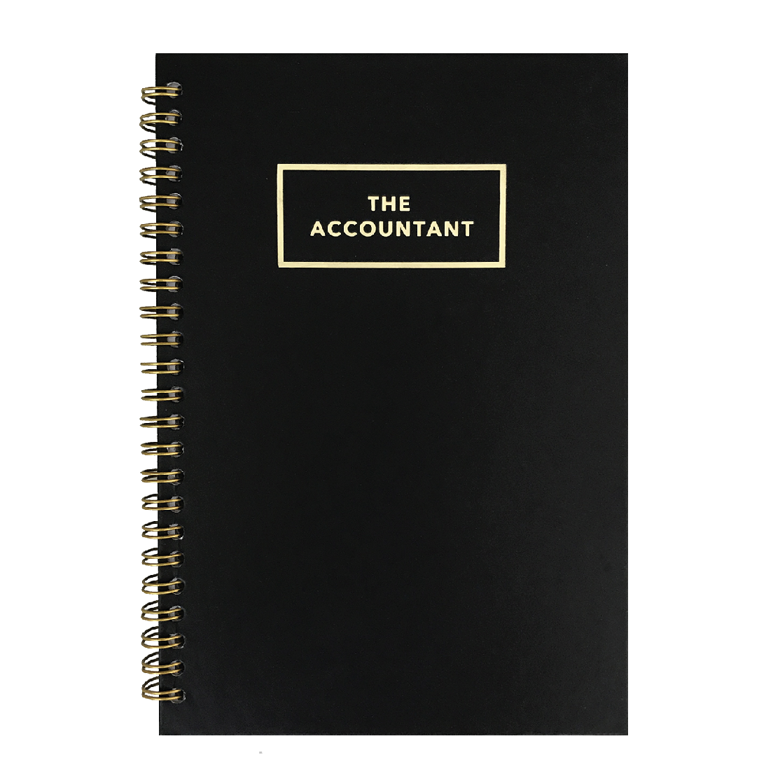 Buy LUNARBAY - Gold Spiral Hardcover Notebook A5 / The Accountant ...