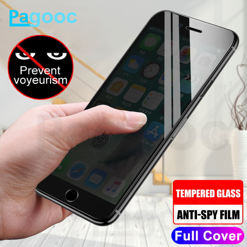 Buy Anti Spy Tempered Glass on the For iPhone 7 6 6S 8 Plus Screen ...